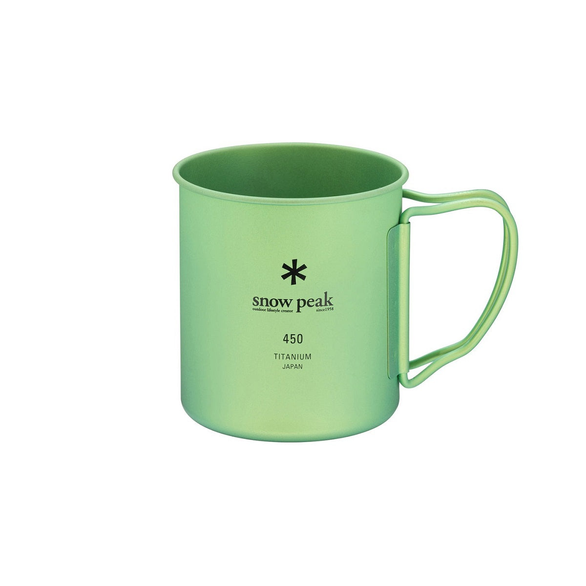 Snow Peak Titanium Single Wall 450 Anodized Mug - Nordic Outdoor